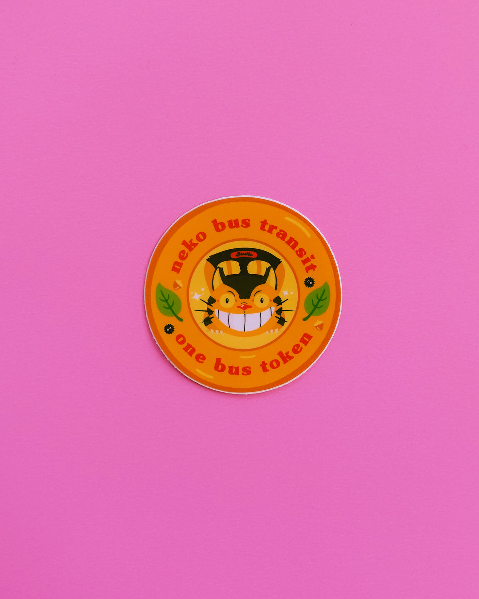 Cat Neko Bus Transit Sticker – Sheselle